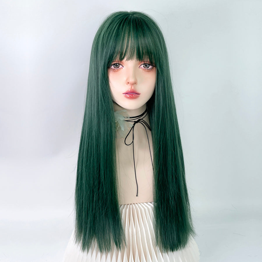 Harajuku Green wigs KF7613 – unzzy