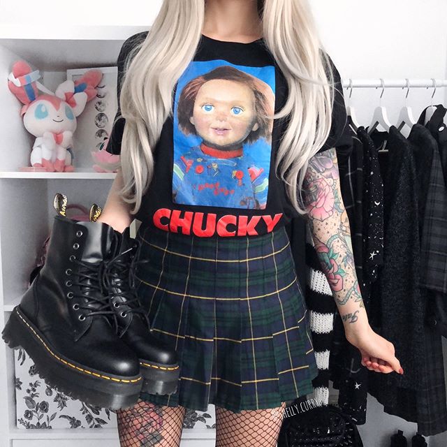 High waist plaid skirt KF2373 – unzzy