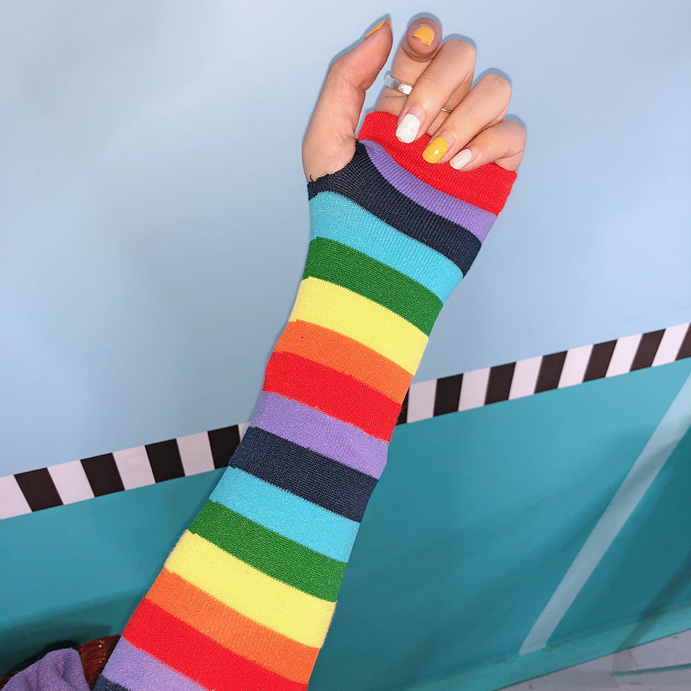 Rainbow Sunscreen Sleeve KF90537 – unzzy
