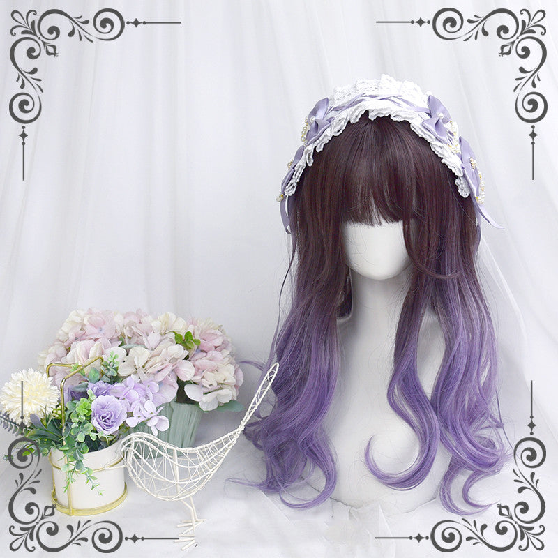 Purple gradient wig KF90172 – unzzy