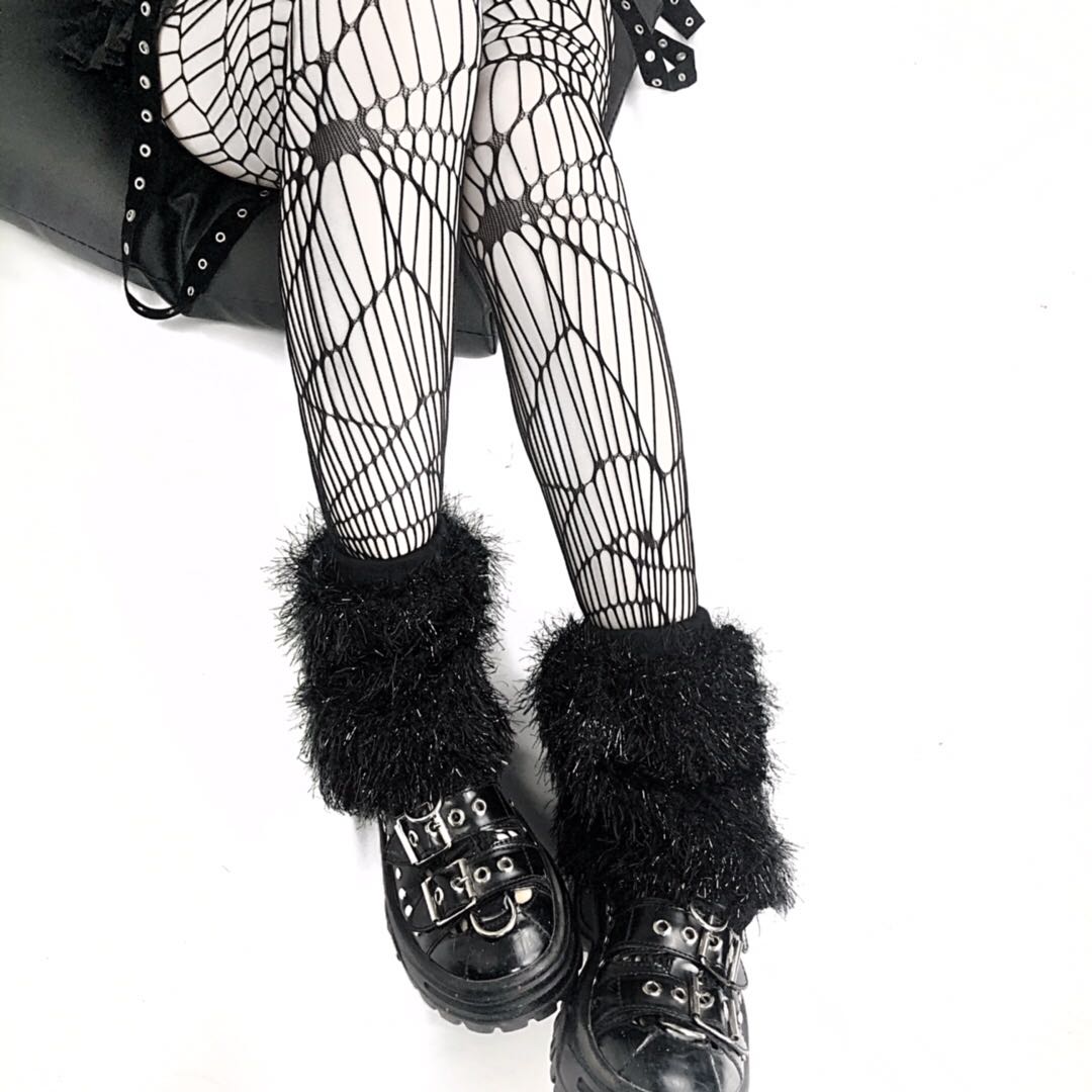 Dark hollow mesh stockings KF82177 – unzzy
