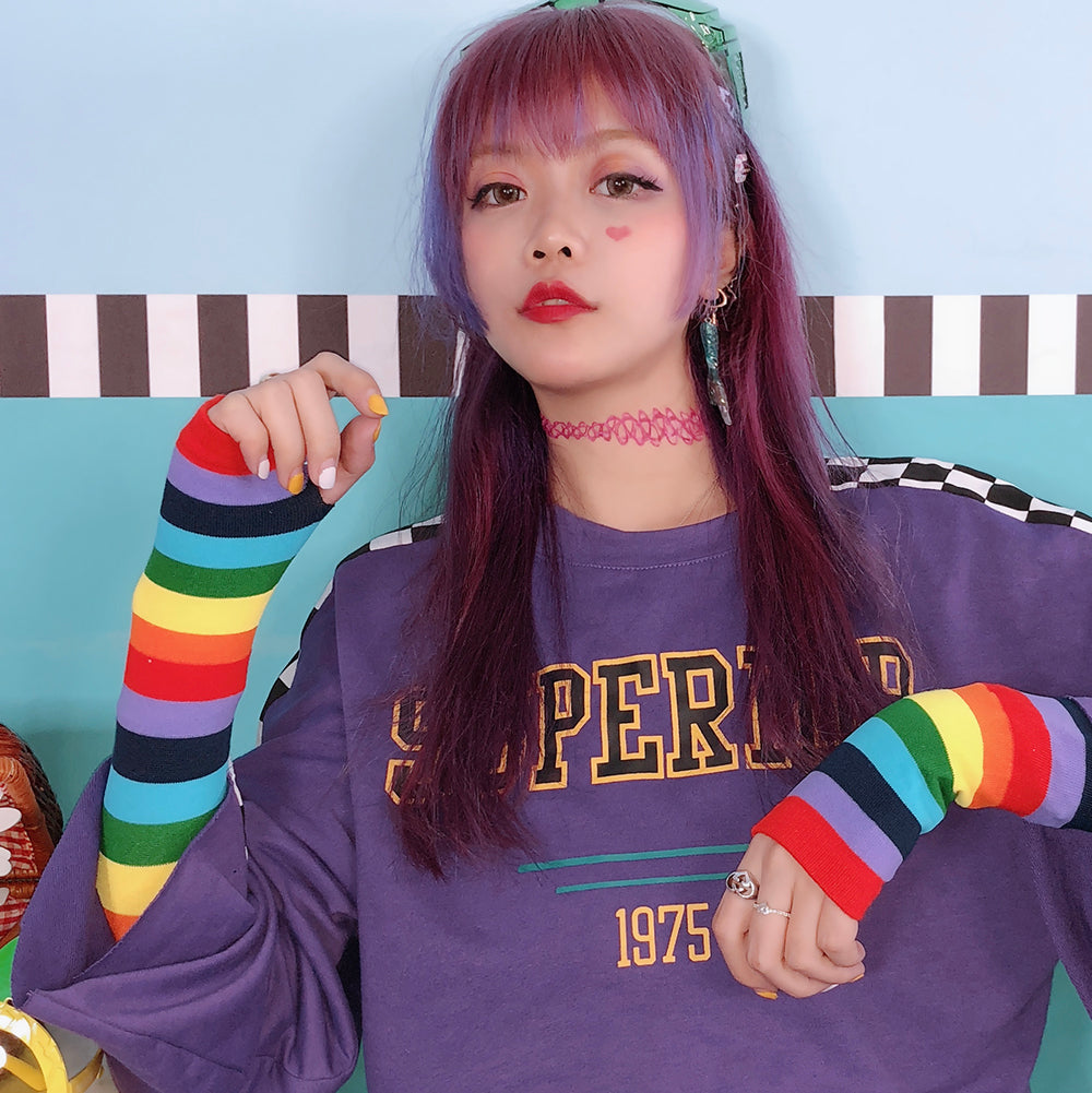 Rainbow Sunscreen Sleeve KF90537 – unzzy