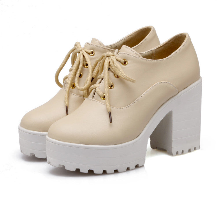 Harajuku high-heeled platform shoes KF2245 – unzzy
